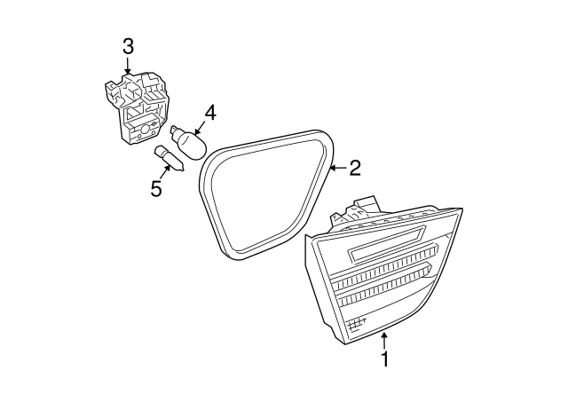 63217289433 - 2009-2012 BMW Tail Lamp (63-21-7-289-433) | BMW of South ...