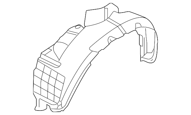 86811-1F500 - Fender Liner 2009-2010 Kia Sportage | Kia.Parts Store