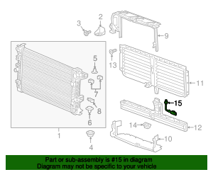 2018-2021 GM Radiator Shutter Wiring Harness 84304401 GM ...