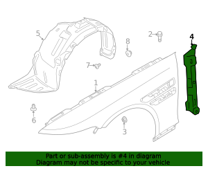 2021-2023 Genesis G80 Rear Insulator 84126-T1000 | QuirkParts