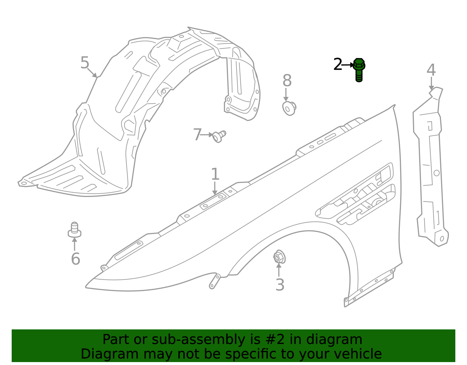 2007-2025 Hyundai Fender Bolt 11408-06141 | OEM Parts Online