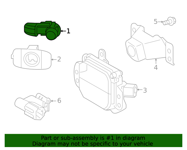 2021-2023 Toyota Sensor 89341-K0060-C1 | Parts Reliable Toyota MO