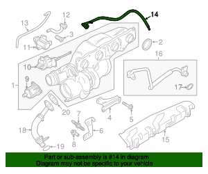 11657607726 - 2012-2017 BMW Vacuum Tube (11-65-7-607-726) | BMW of ...