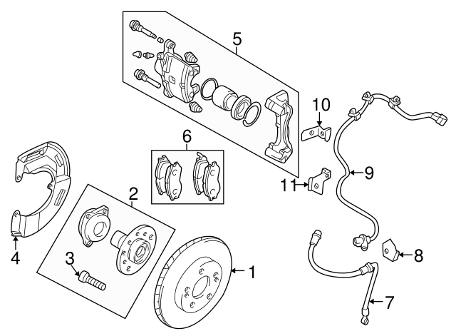 1999-2001 Mitsubishi Caliper MR449855 | Auto Parts