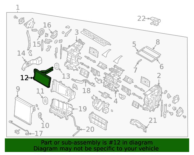 97138-L5000 - HVAC Heater Core 2020-2024 Hyundai Sonata | AutoNation Parts