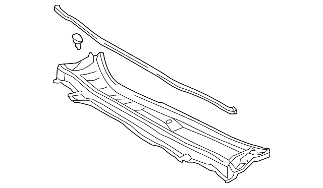 55708-33190 - Cowl Grille - 2013-2018 Lexus | MyLexusParts