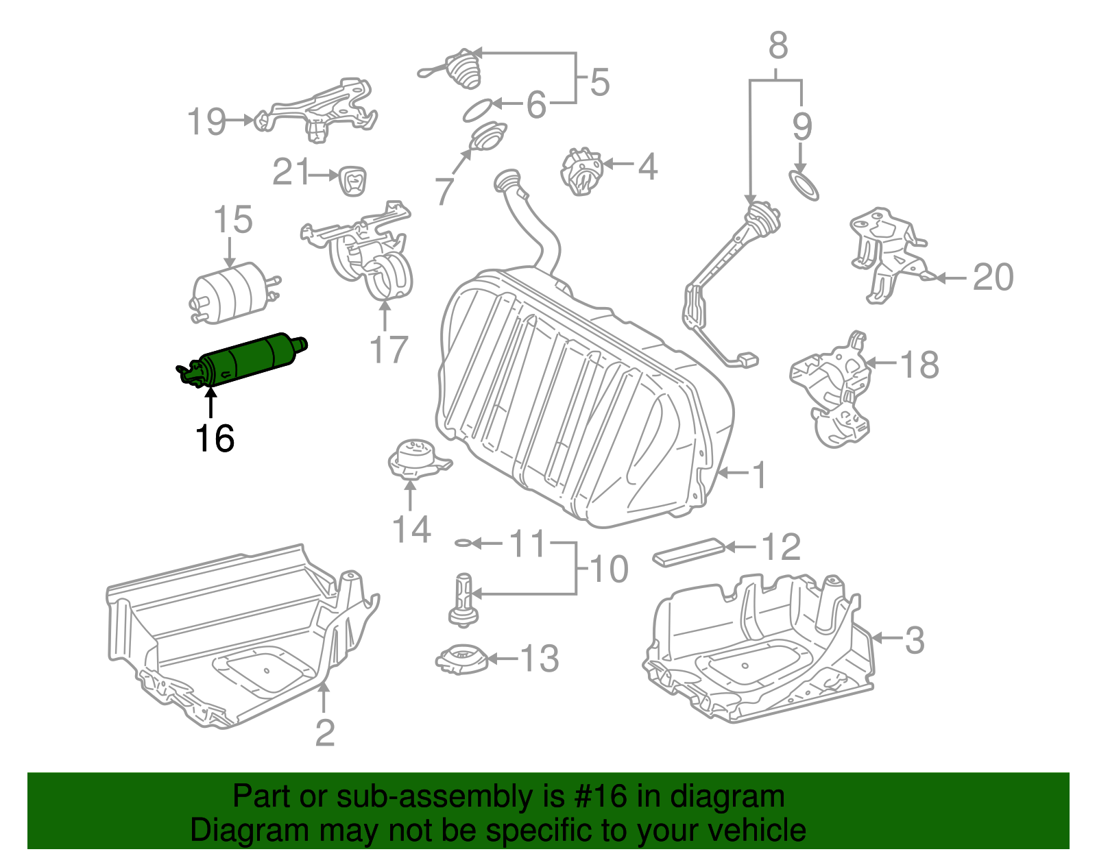 2002-2012 Mercedes-Benz Fuel Pump 001-470-12-94 | Retail Performance ...