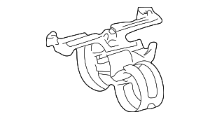 202-471-13-41 - Fuel Pump Assembly Lower Bracket 1995-2006 Mercedes ...