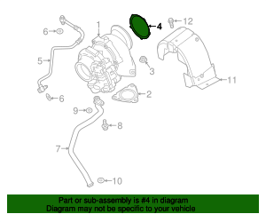 2018-2019 Land Rover Range Rover Velar Gasket LR073723 | OEM Parts Online
