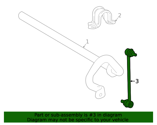 2021-2024 Toyota Sienna Stabilizer Link 48820-08040 | Toyota Parts Center