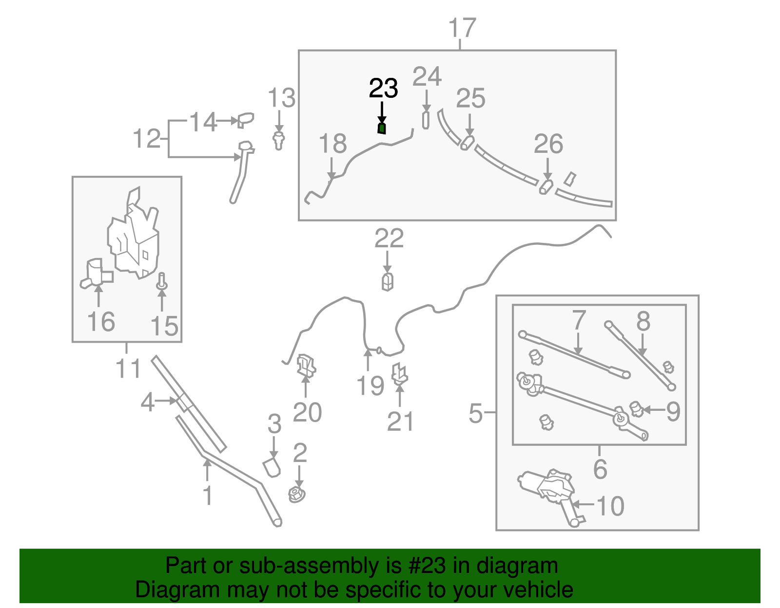 28937-4N000 - Washer Hose Connector 2008-2017 Infiniti | INFINITI Parts ...