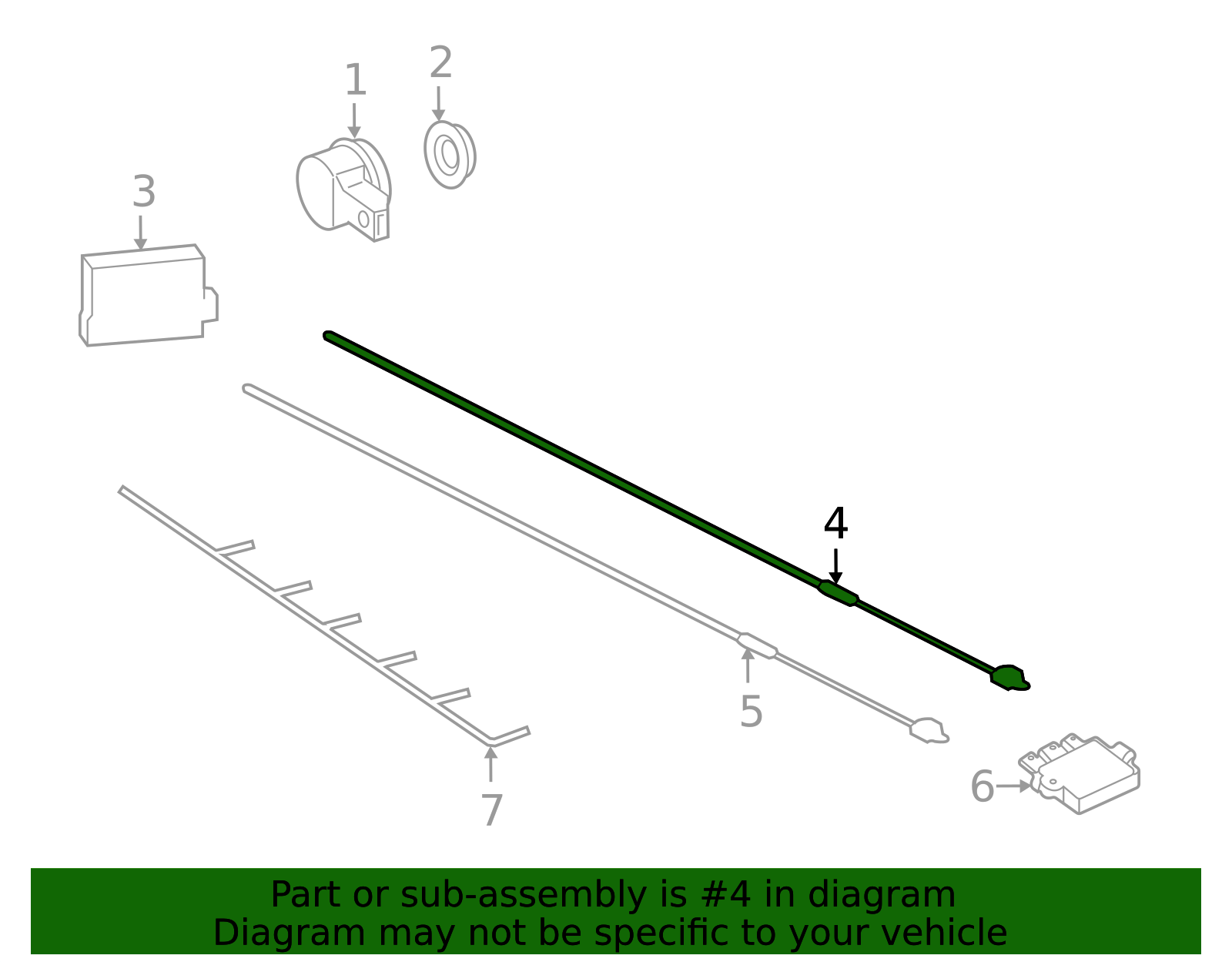 Genuine OEM Sensor | 223-905-19-00-64 | Fits Select 2021-2025 Mercedes ...
