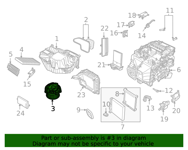 2021-2023 Volkswagen ID.4 Blower Motor 1EA-820-021-A | OEM Parts Online