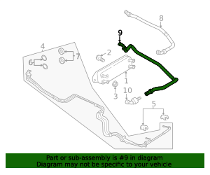 HC3Z-7A031-A - Engine Coolant Hose 2017-2023 Ford | AutoNation Parts