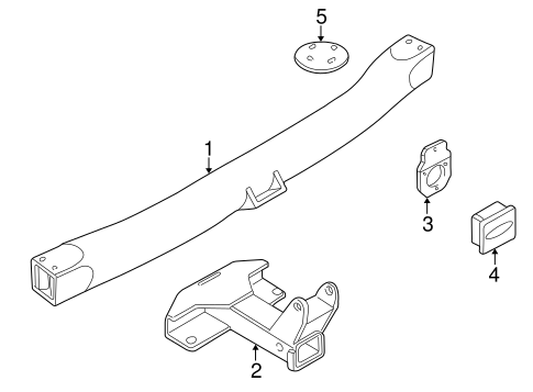 Crossmembers & Components for 1998 Land Rover Range Rover | OEM Parts ...
