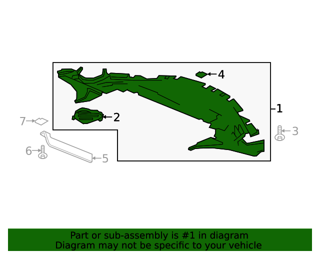 84254377 GM Underbody Front Air Deflector | GM Parts Store