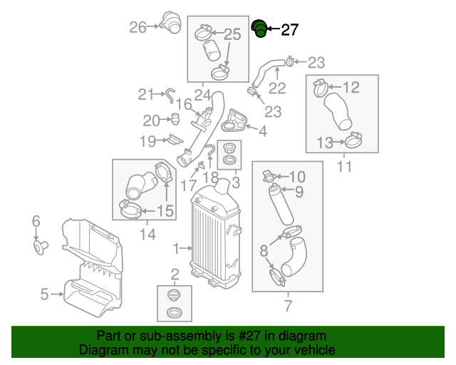 2016-2018 Kia Sorento Elbow 28529-2GTA0 | QuirkParts