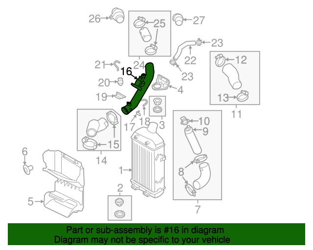 28282-2GTA0 - Intermediate Pipe 2016-2018 Kia Sorento | Kia.Parts Store