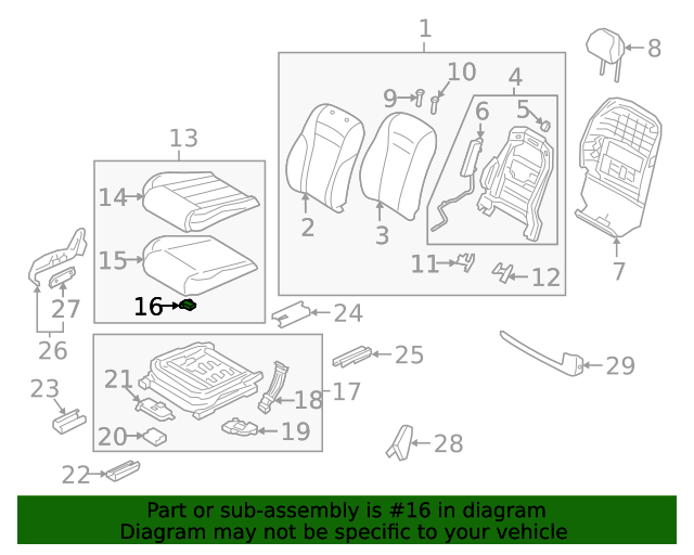 80702-J6000 - Occupant Module 2019-2020 Kia K900 | Kia.Parts Store