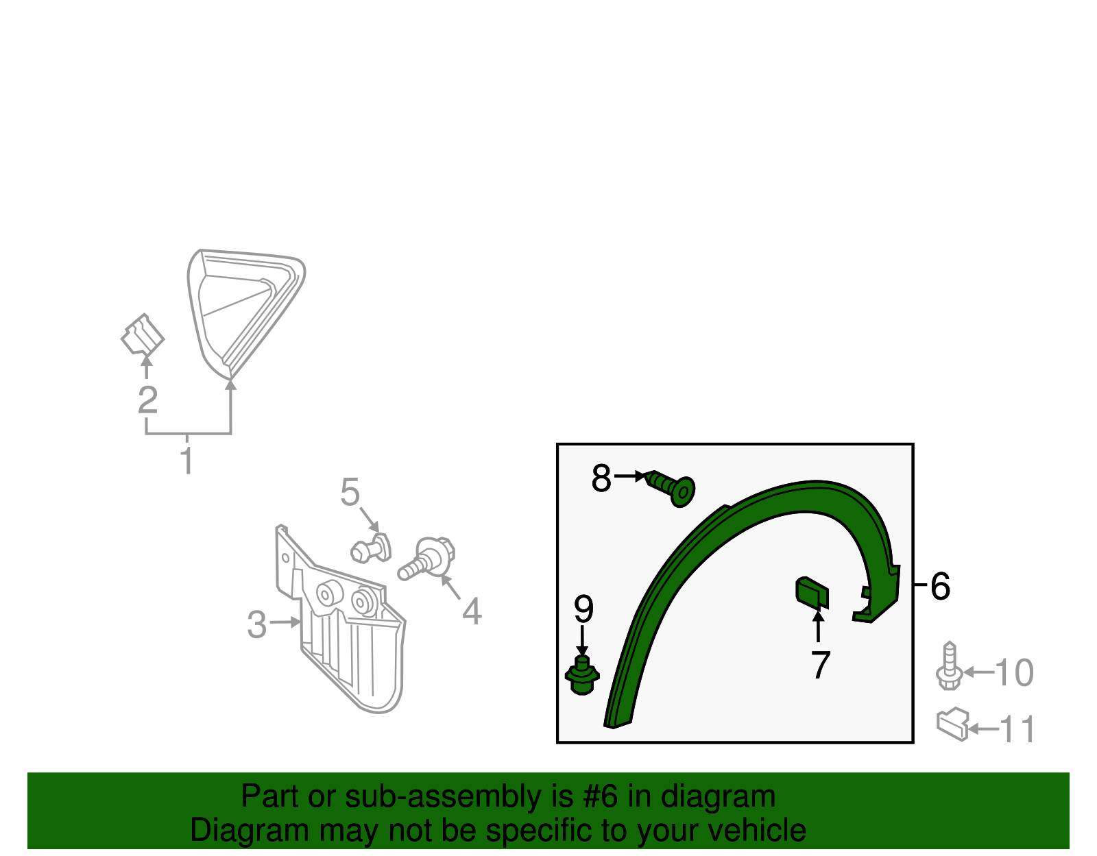 74410-T7W-A01 - Wheel Opening Molding 2016-2018 Honda HR-V | Honda ...