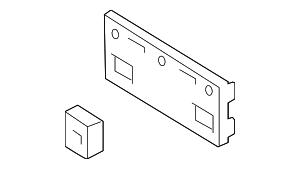 52114-60260 - License Bracket 2016-2021 Lexus LX570 | Longo Lexus Parts