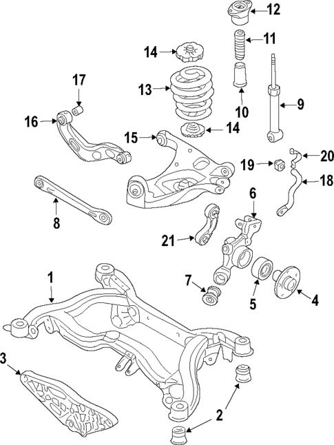 Rear Suspension for 2006 Audi A6 Quattro | OEM Parts Online