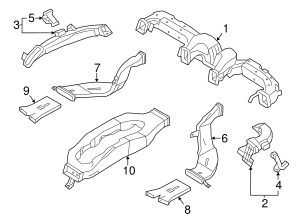 2017-2018 Kia Air Distributor 97470-B0000 | TascaParts.com