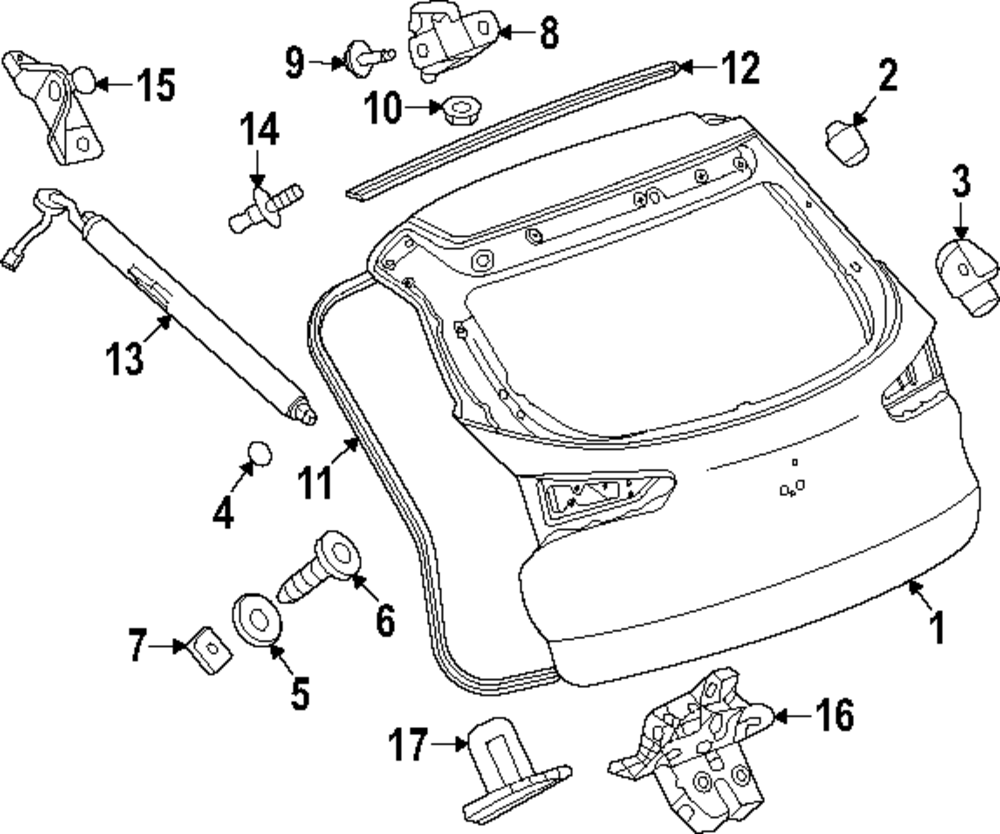 2024-2025 Buick Envista Gate 42909509 GM | GMPartsDirect.com