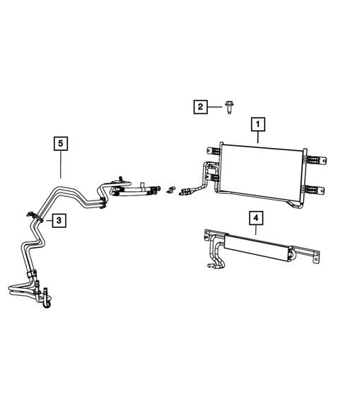 Transmission Oil Cooler, and Lines for 2010 Dodge Ram 3500 | Mopar eStore