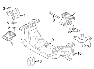 2006-2022 Land Rover Trans Mount LR091364 | JaguarParts.com
