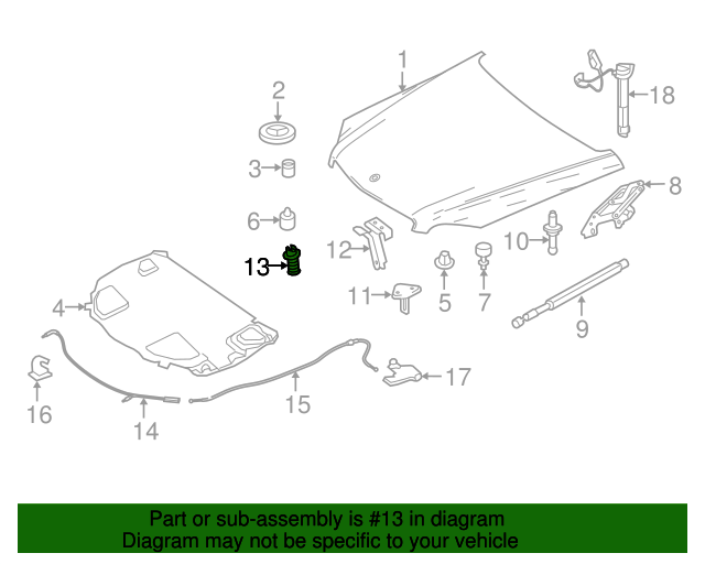 253-880-00-27-65 - Spring Element Mercedes-Benz USA Parts