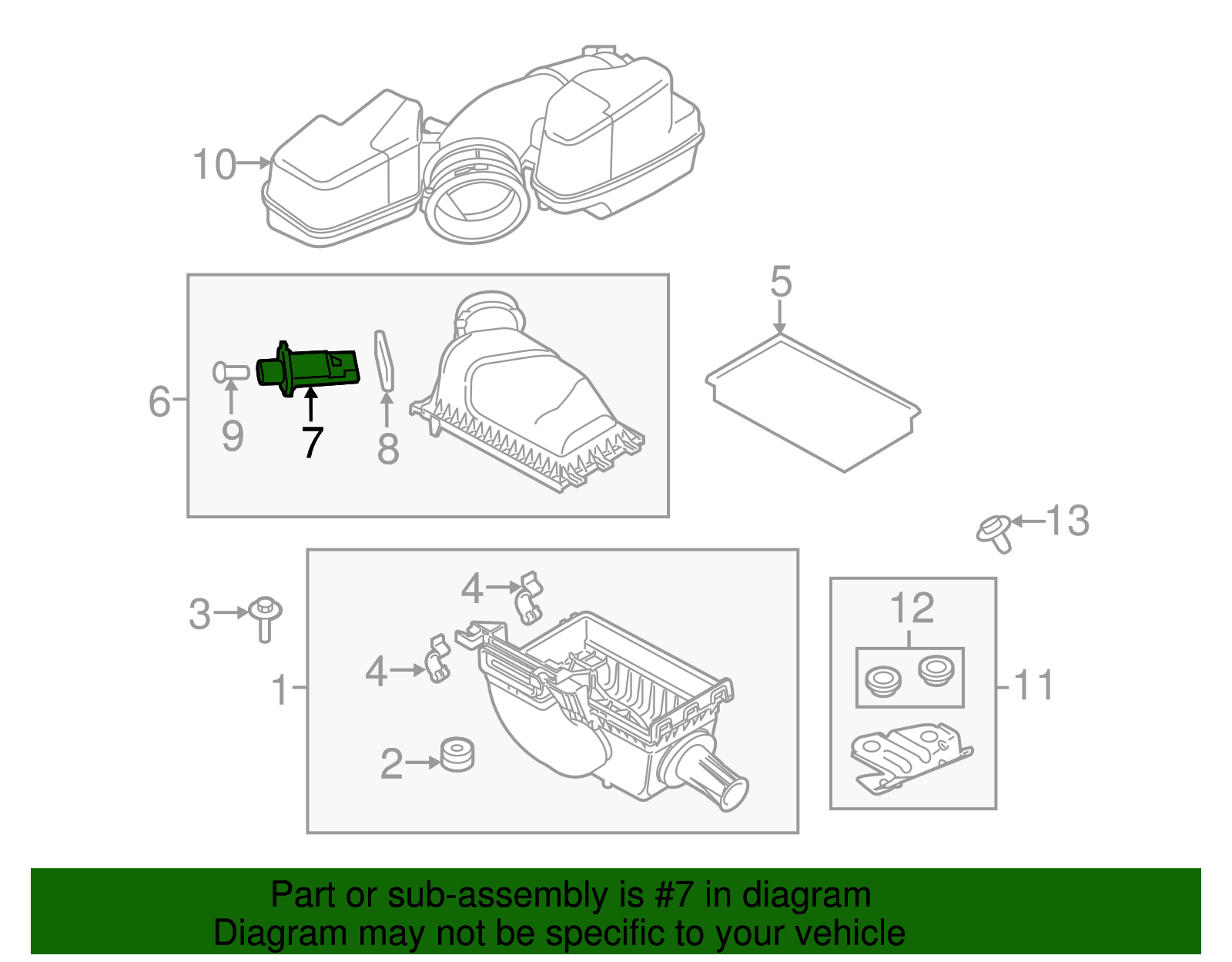 BR3Z-12B579-A - 2010-2022 Ford - Sensor | My Ford Parts