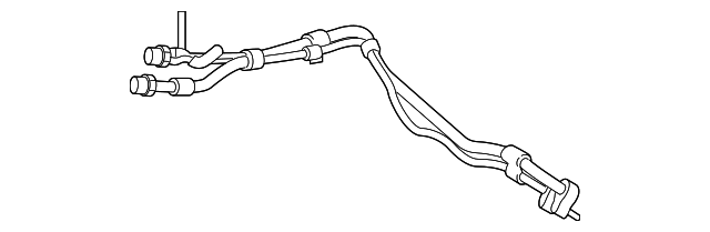 447-830-15-15 - Front AC Tube 2016-2023 Mercedes-Benz Metris | Mercedes ...