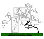 2016-2019 Buick Cascada Turbocharger Coolant Return Pipe 55569226 ...