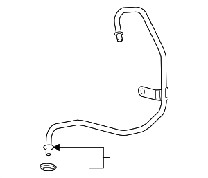 55569223 - Turbocharger Coolant Supply Line 2016-2019 Buick Cascada ...
