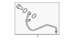 2016-2019 Buick Cascada Turbocharger Coolant Feed Pipe 55500592 | OEM ...