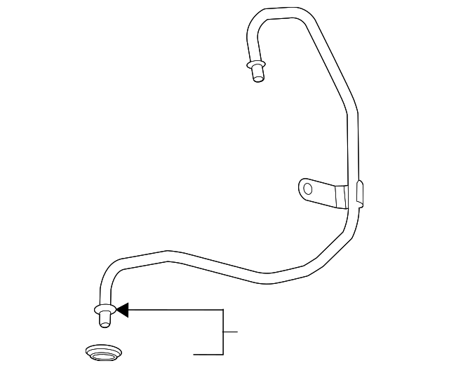 55569223 - Turbocharger Coolant Supply Line 2016-2019 Buick Cascada ...