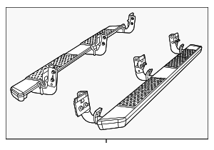68144253AF - Side Step Left - 2013-2020 Mopar | Mopar Parts Canada