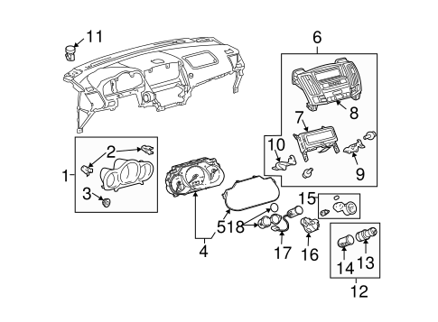 Headlamp Components for 2004 Lexus RX330 | Lexus of Pembroke Pines Parts