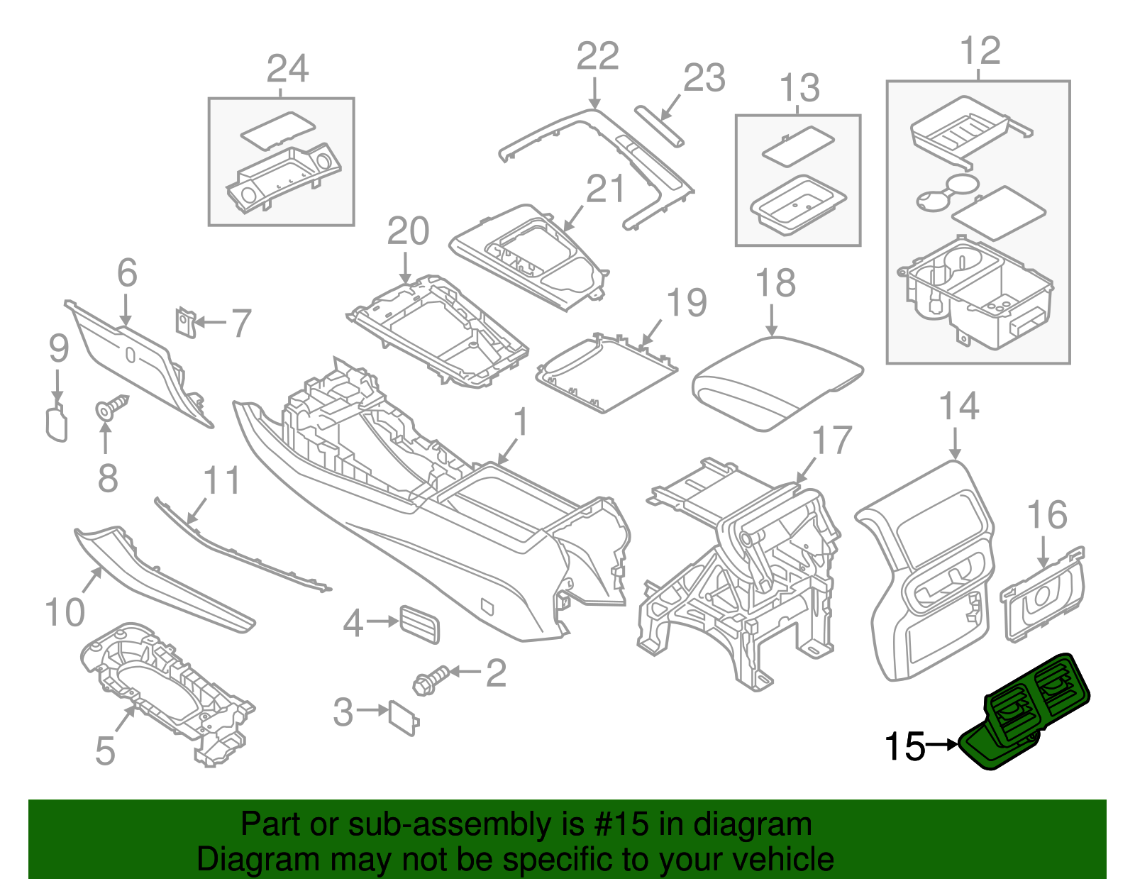 2018-2024 Audi Air Vent 80A-819-203-B-6PS | OEM Parts Online