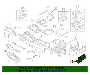 2018-2024 Audi Air Vent 80A-819-203-B-6PS | OEM Parts Online