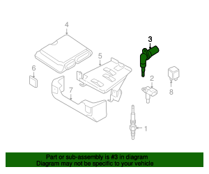 2009-2015 Volkswagen Crankshaft Position Sensor 03C-906-433-E | QuirkParts