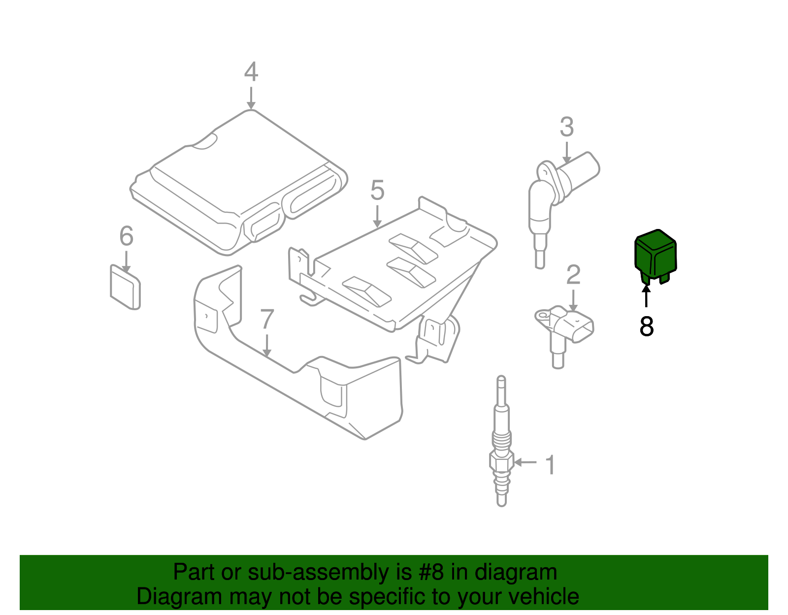 2010-2013 Audi A3 Control Module 038-907-281-D | TascaParts.com