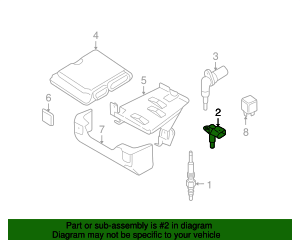 2010-2013 Audi A3 Camshaft Position Sensor 03L-957-147 | Audi USA Parts