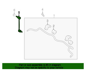 2011-2012 Kia Optima OEM NEW 2011-13 Kia Optima Link Assembly-Front ...