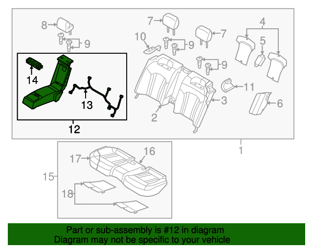 2018-2020 Genesis G80 Armrest 89905-B1010-TWW | OEM Parts Online
