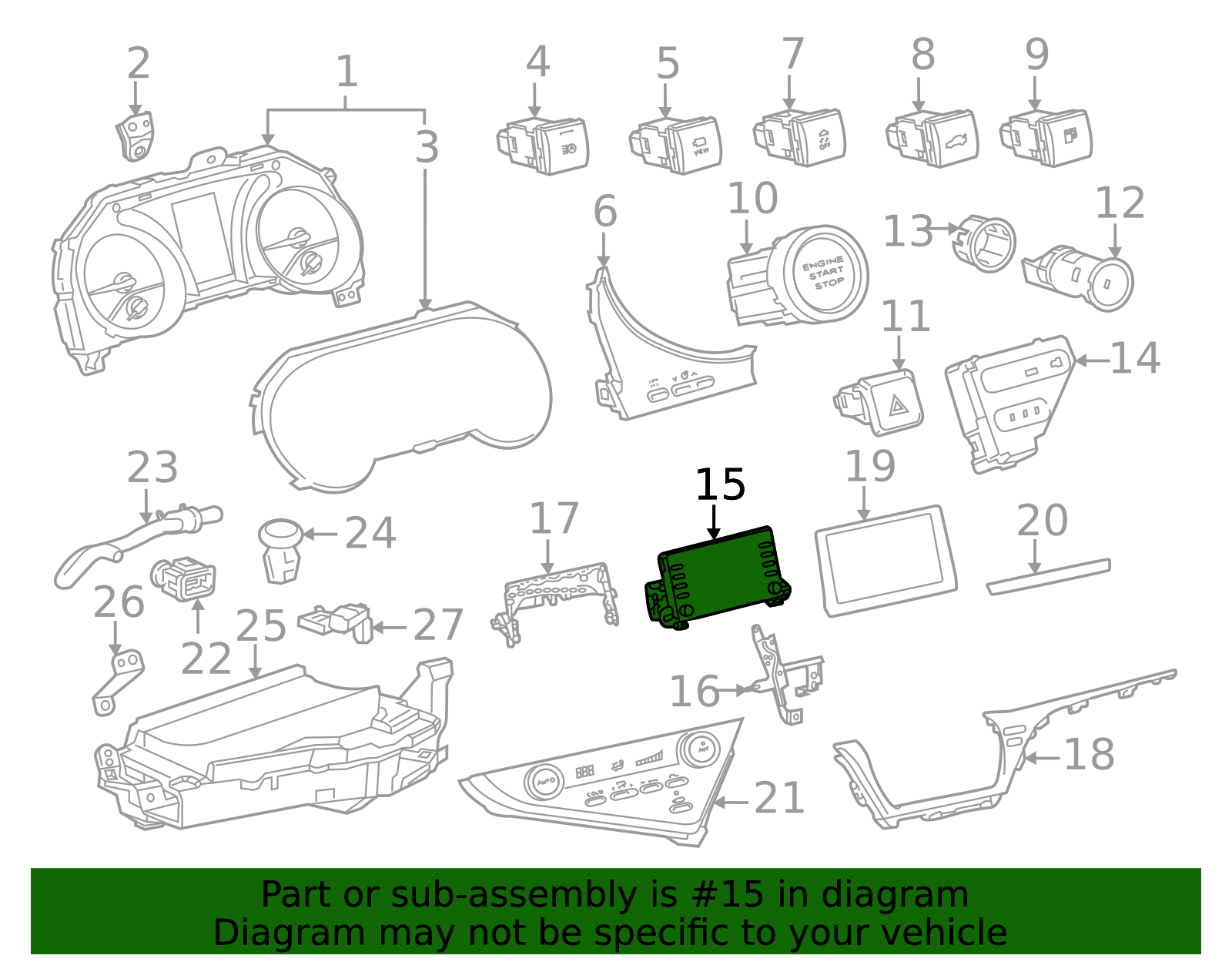 2021-2024 Toyota Camry Display Unit 86140-06D90 | Toyota Parts Center