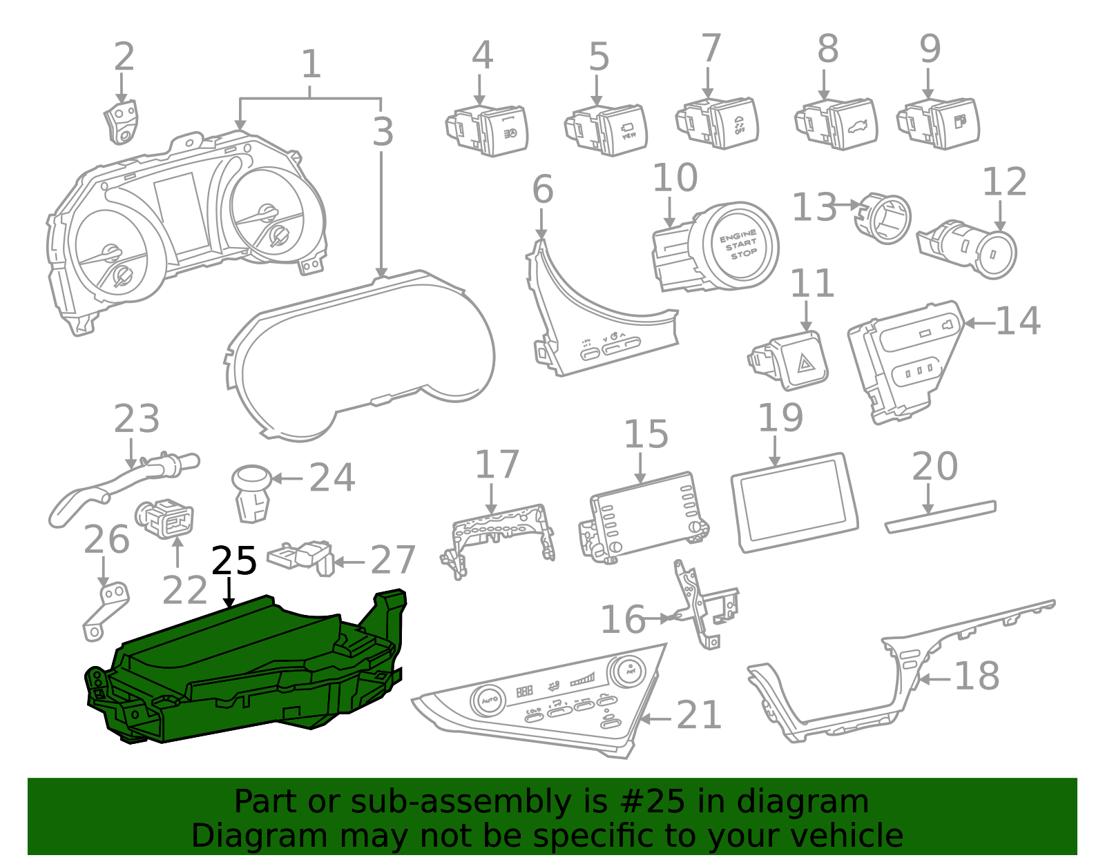 2022-2024 Toyota Camry Head-Up Display 83108-06013 | Toyota San Diego Parts