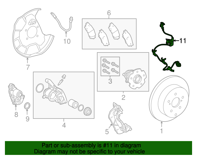 2015-2021 Lexus ABS Sensor 89516-78020 | OEM Parts Online