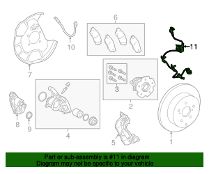 2015-2021 Lexus ABS Sensor 89516-78020 | OEM Parts Online
